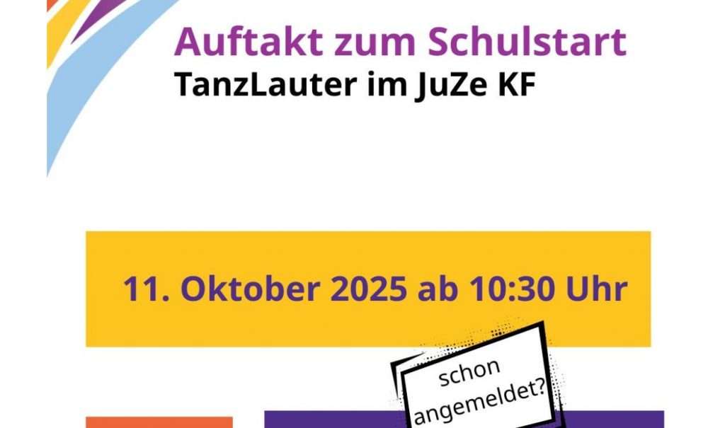 Auftakt zum Schulstart – TanzLauter im JuZe – Wir sind Kaufbeuren